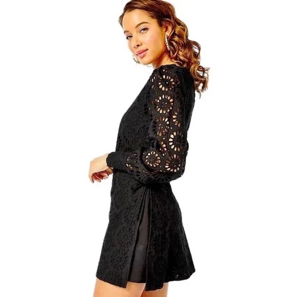 Lilly Pulitzer | Dresses | Lilly Pulitzer Aisha Eyelet Romper Size 2 In ...